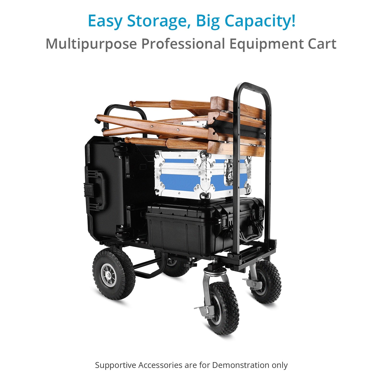 Vanguard Foldable Utility Cart w Garden Wheels | | Proaim — Proaim.ca