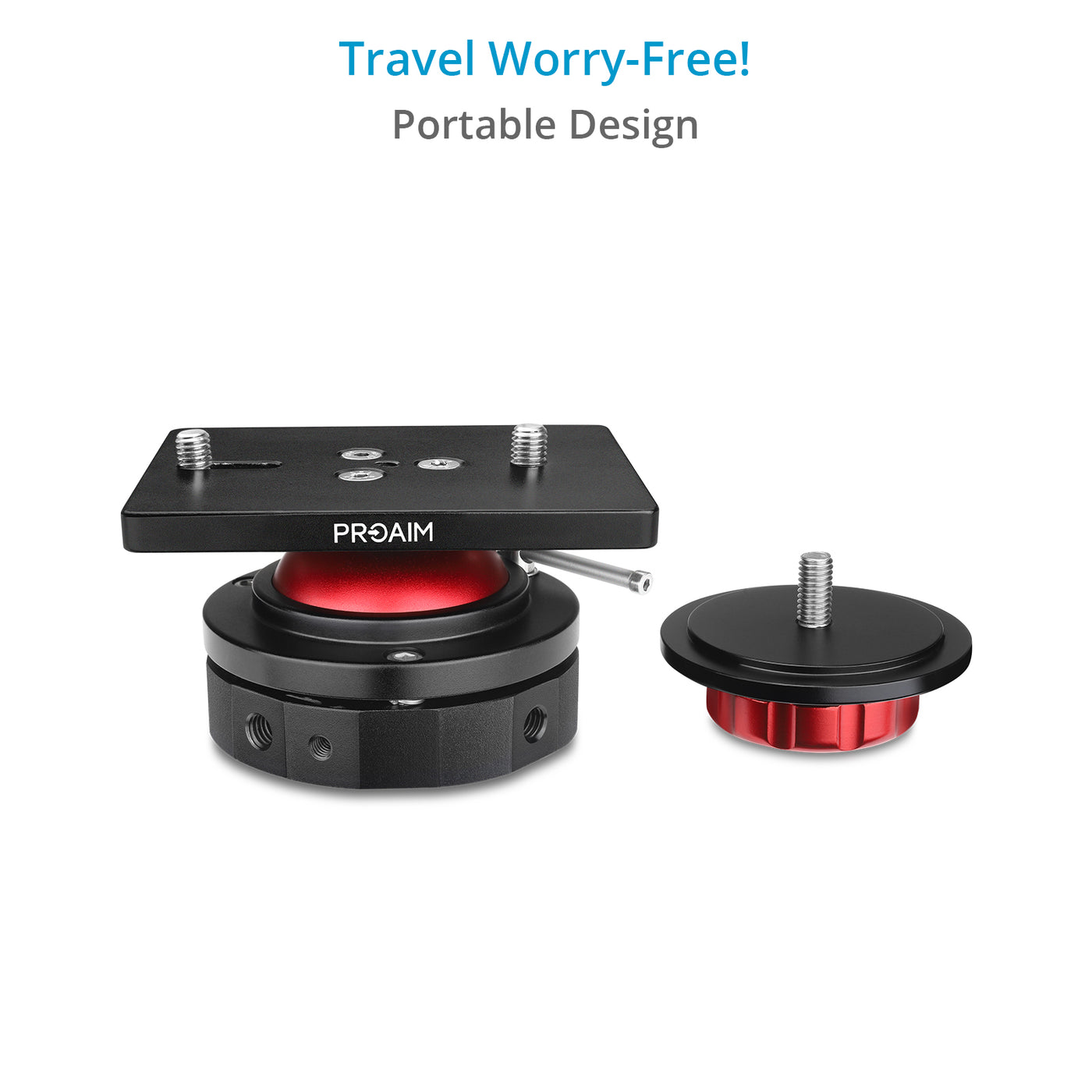 Proaim Camera Support Leveling Base – Mitchell & 3/8” Base Mount ...