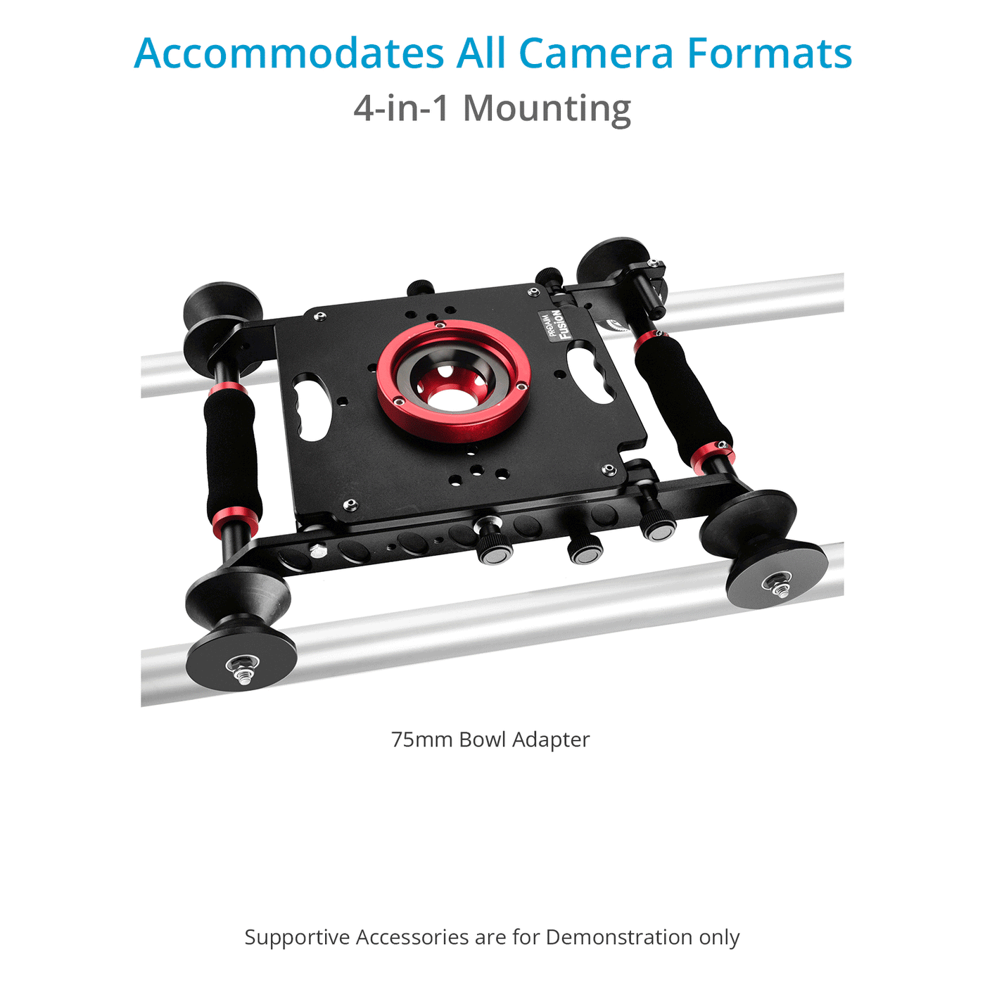 Fusion Video/Film Camera Dolly Slider with Track | Proaim — Proaim.ca