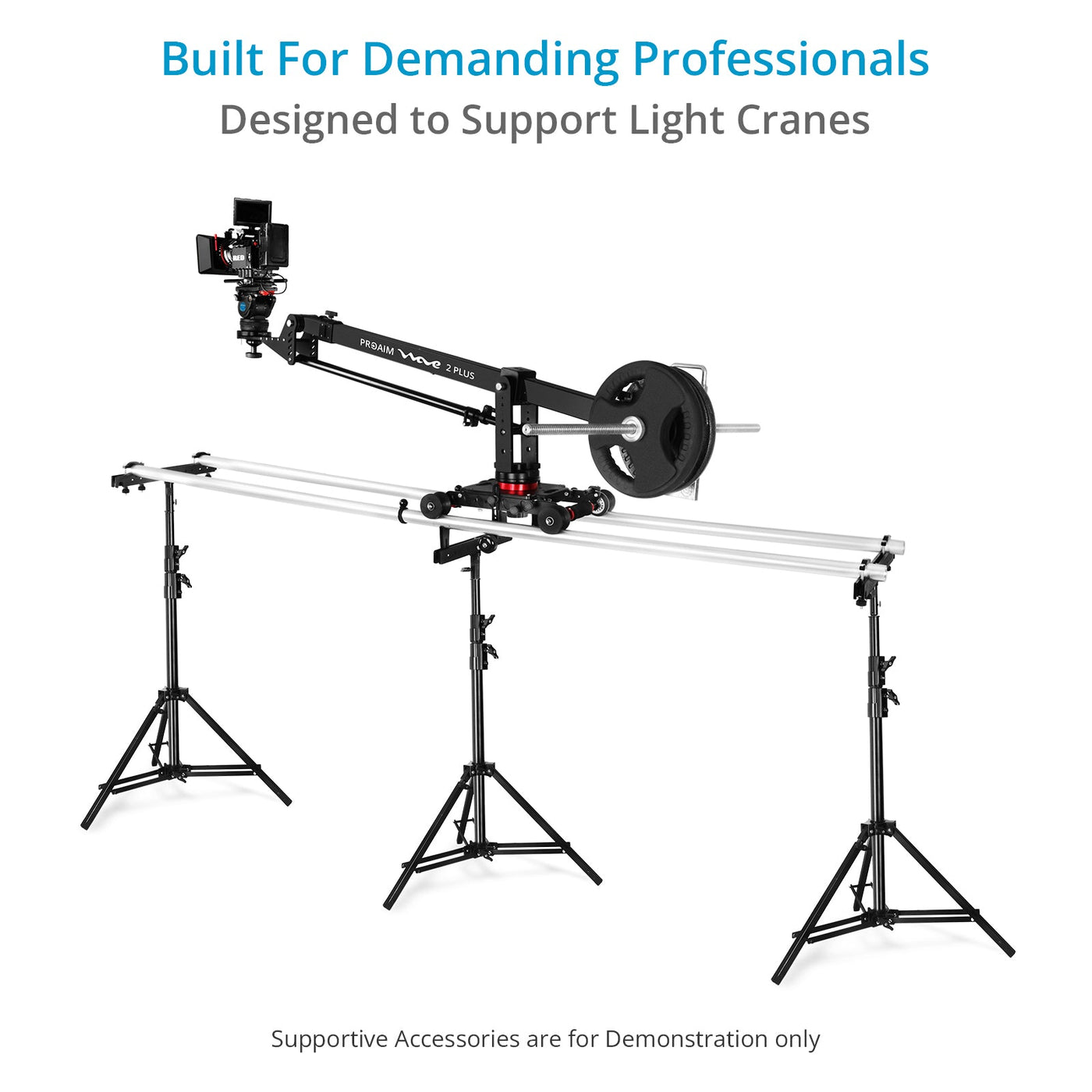 Fusion Video/Film Camera Dolly Slider with Track | Proaim — Proaim.ca