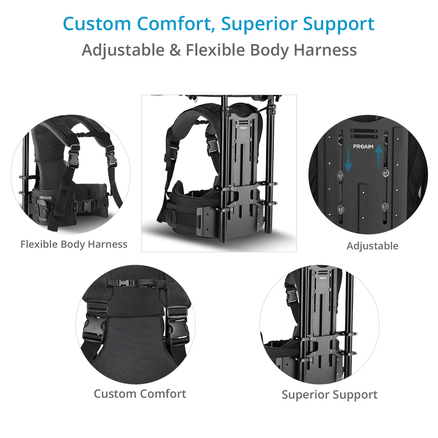 Proaim Hawk Pro Body Support System for Camera Gimbals — Proaim.ca