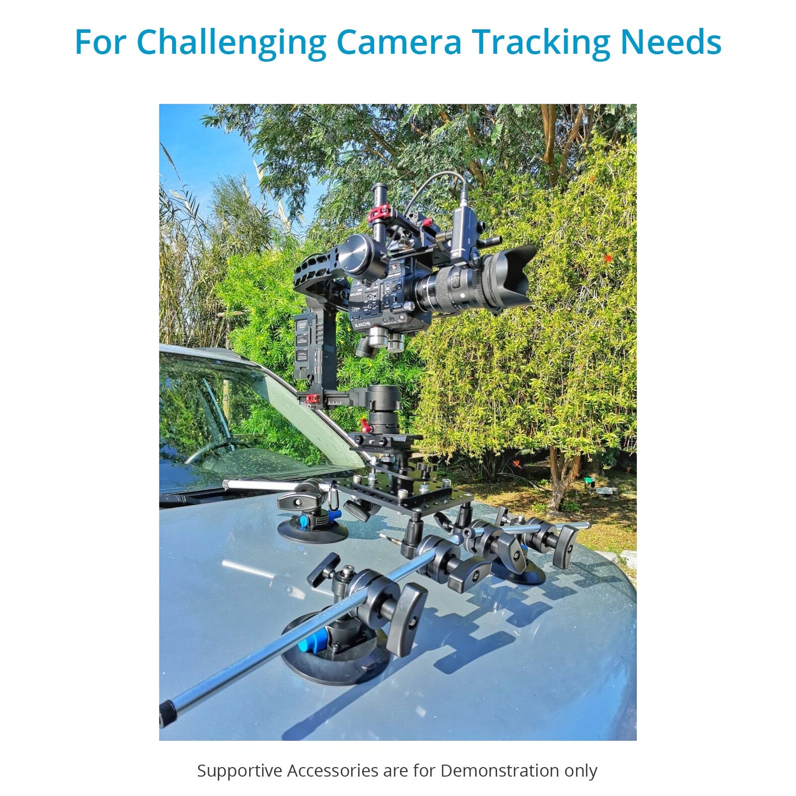Megagrip Car/Vehicle Camera Mount with Bag Packing | Proaim — Proaim.ca