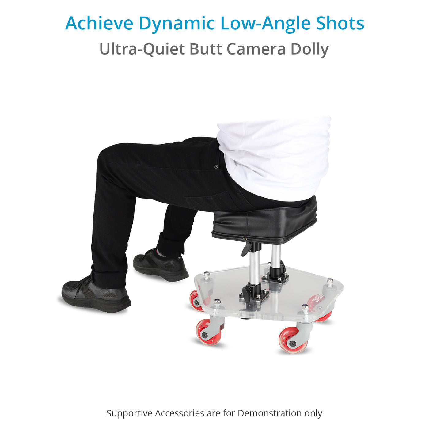 Proaim Butt Camera Dolly for Handheld Operators. Ultra Quiet & Smooth ...