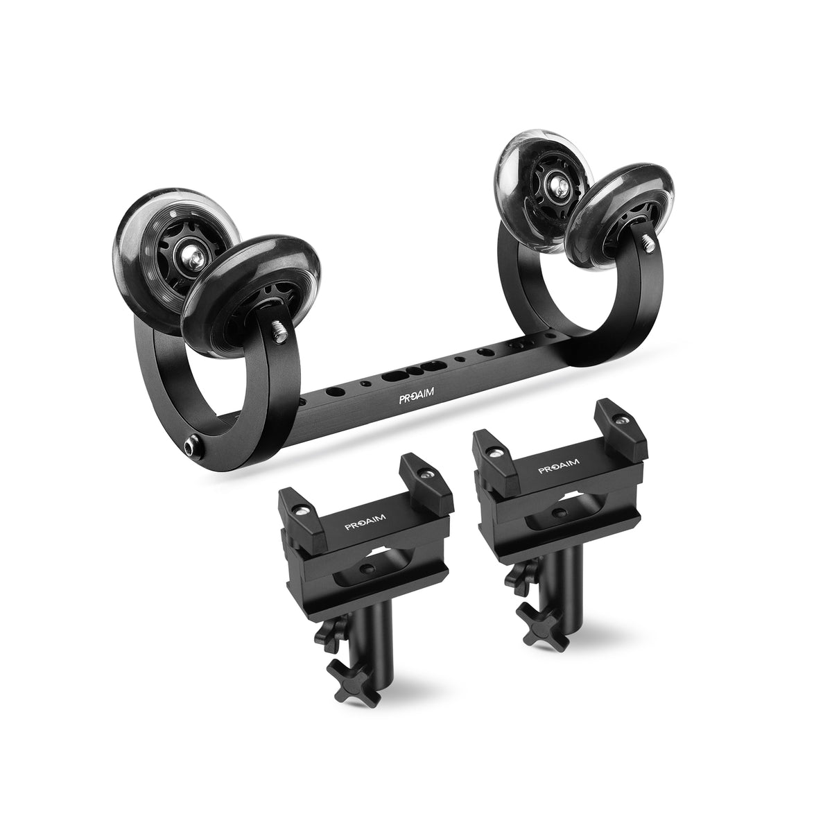 Proaim Polaris - Monorail Camera Slider Dolly w 2x Pipe Clamps ...