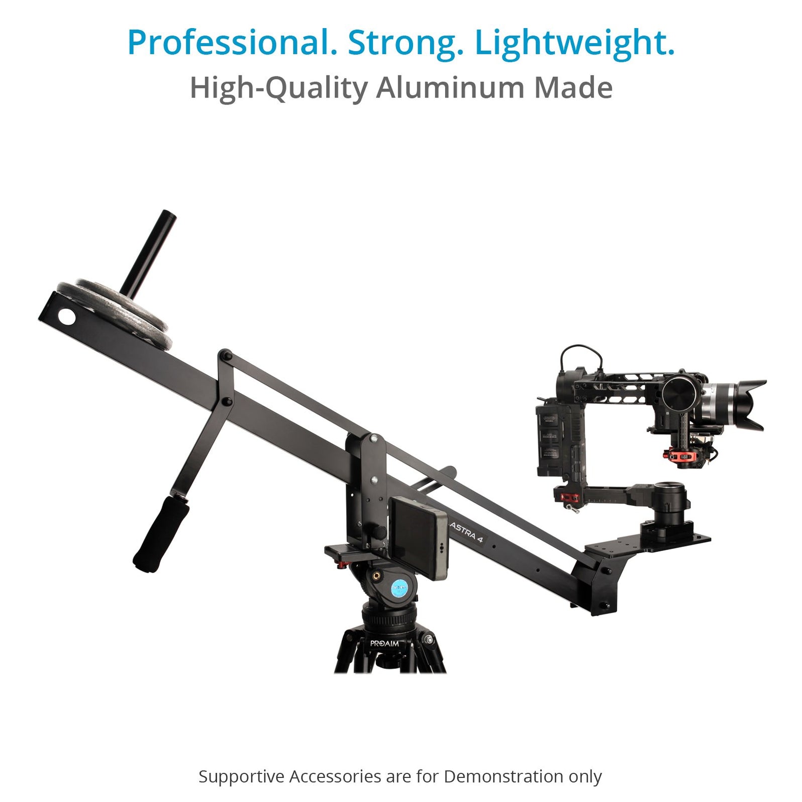 Astra 12ft Camera Jib Crane with jib Stand | Proaim — Proaim.ca