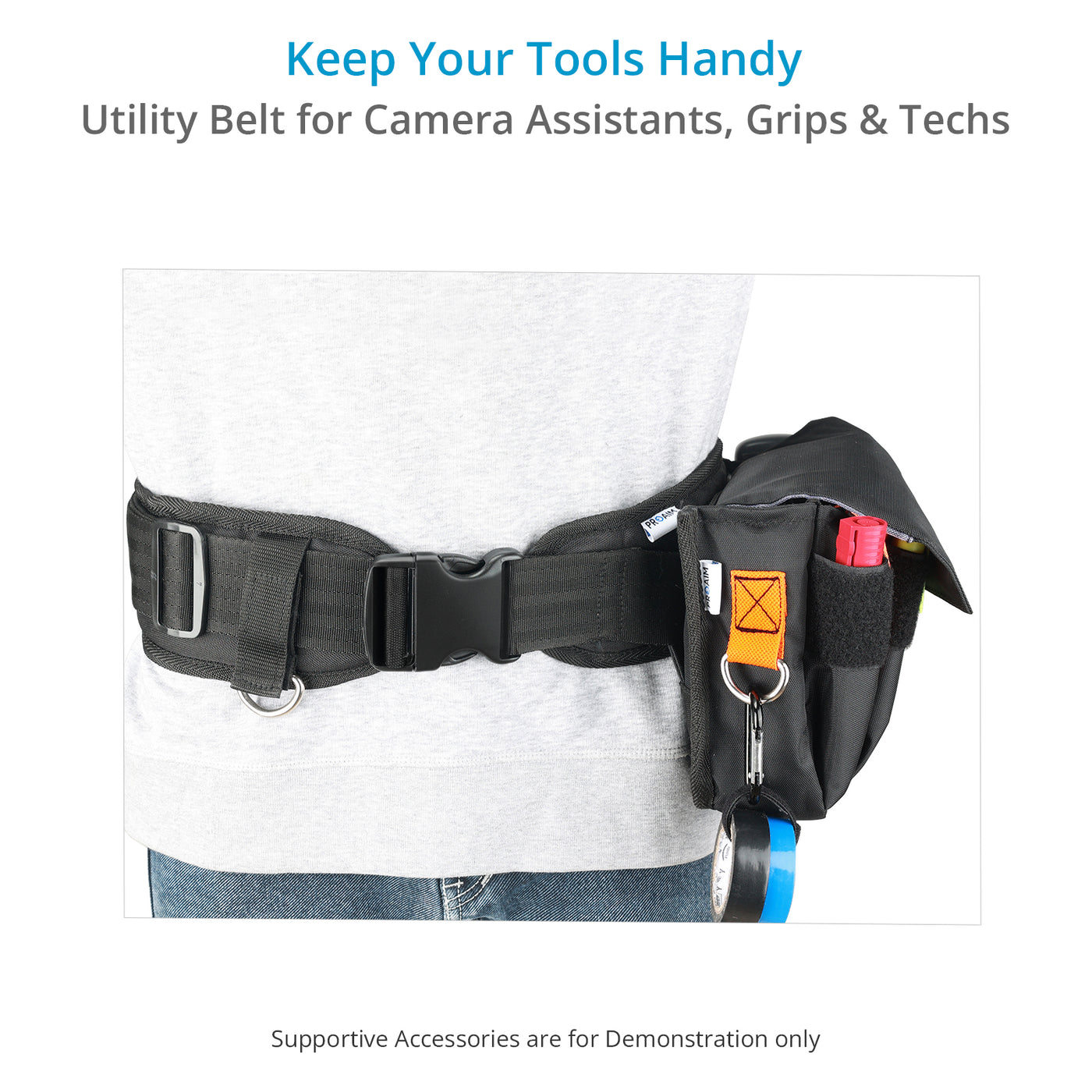 Proaim Cube Utility Tool Belt for Camera Assistants, Grips & Techs ...