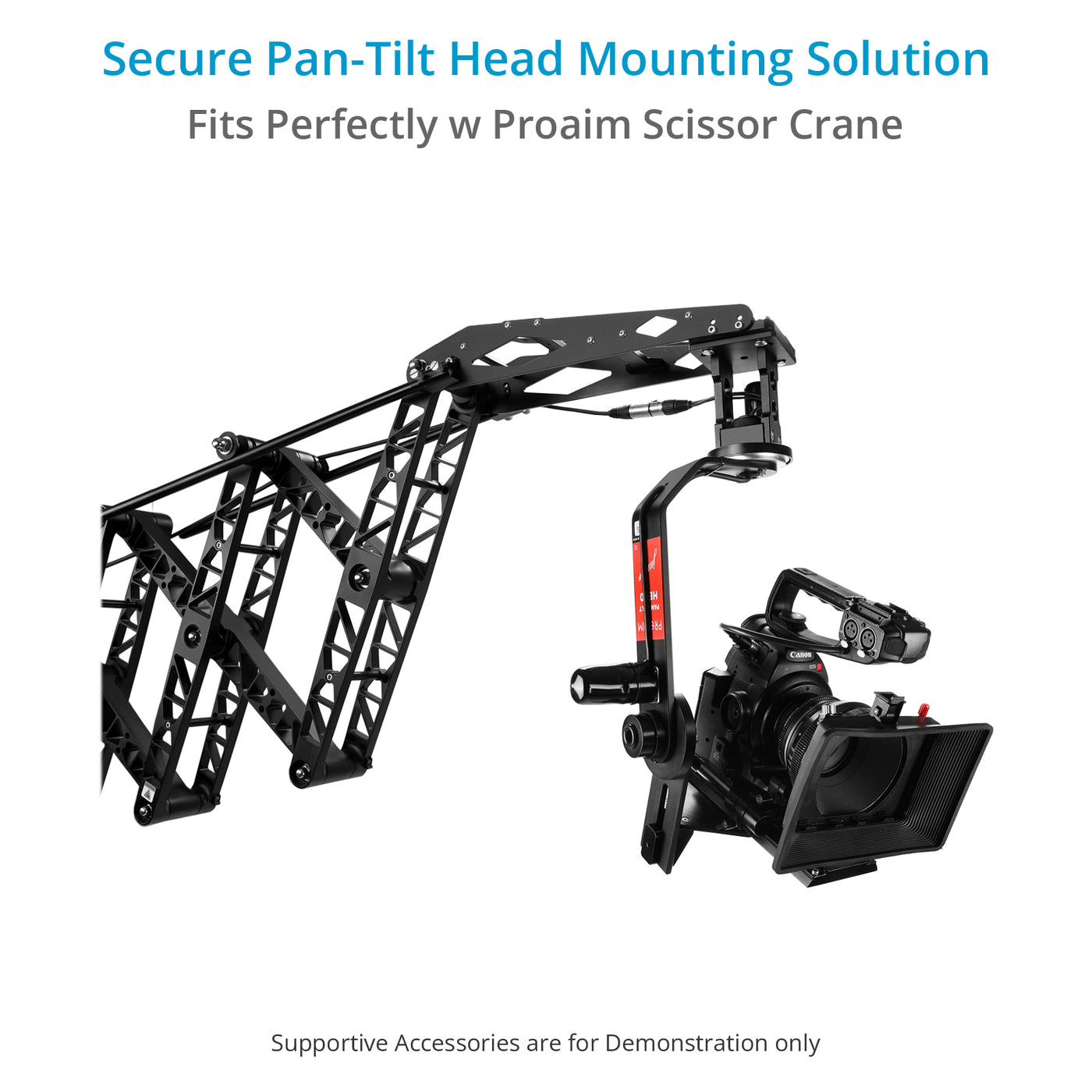 Proaim Pan Tilt Head Mounting Plate for Scissor Crane — Proaim.ca