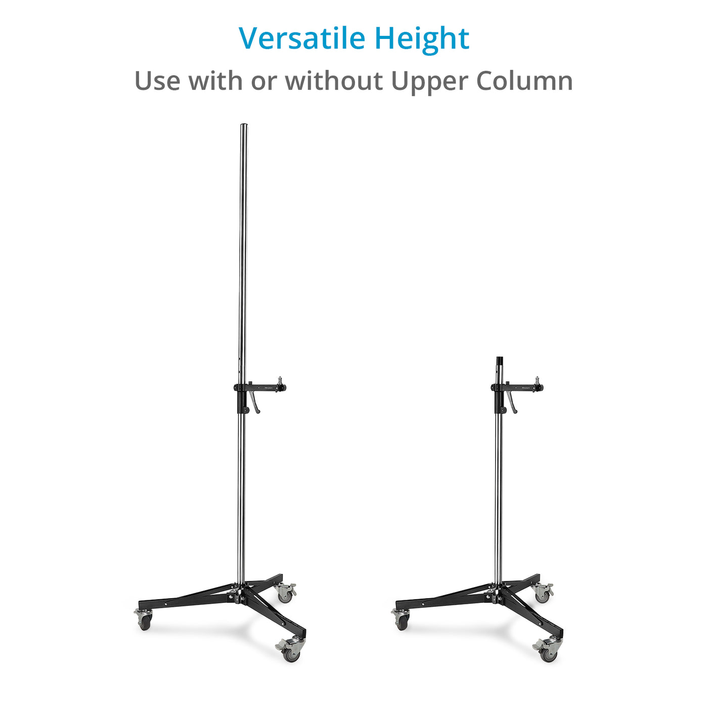 Proaim SS90 Studio Camera Stand 4ft / 8ft with Side Spigot Arm — Proaim.ca